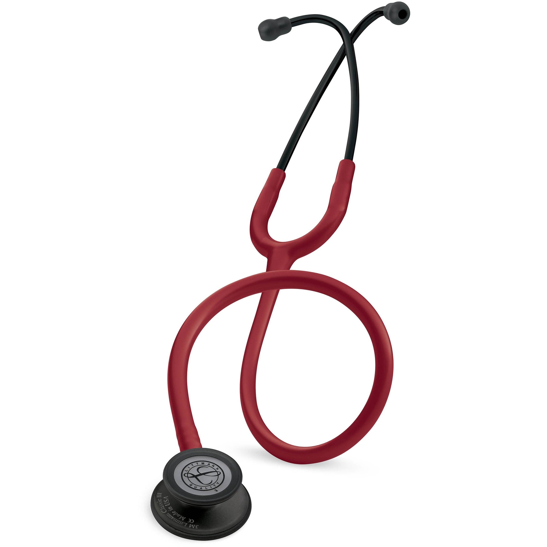 Littmann Classic III Stethoscope: Burgundy - Black Finish 5868 ...